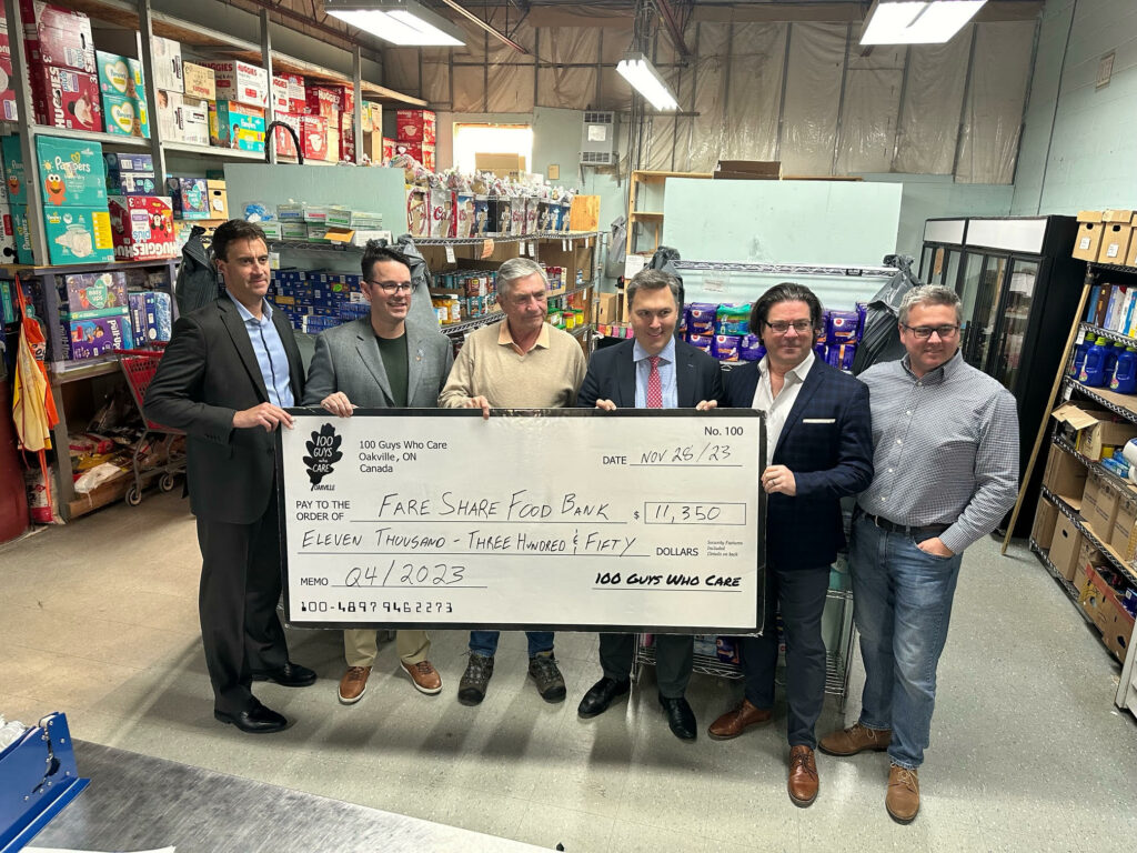 Special Thanks - Fare Share Food Bank Oakville